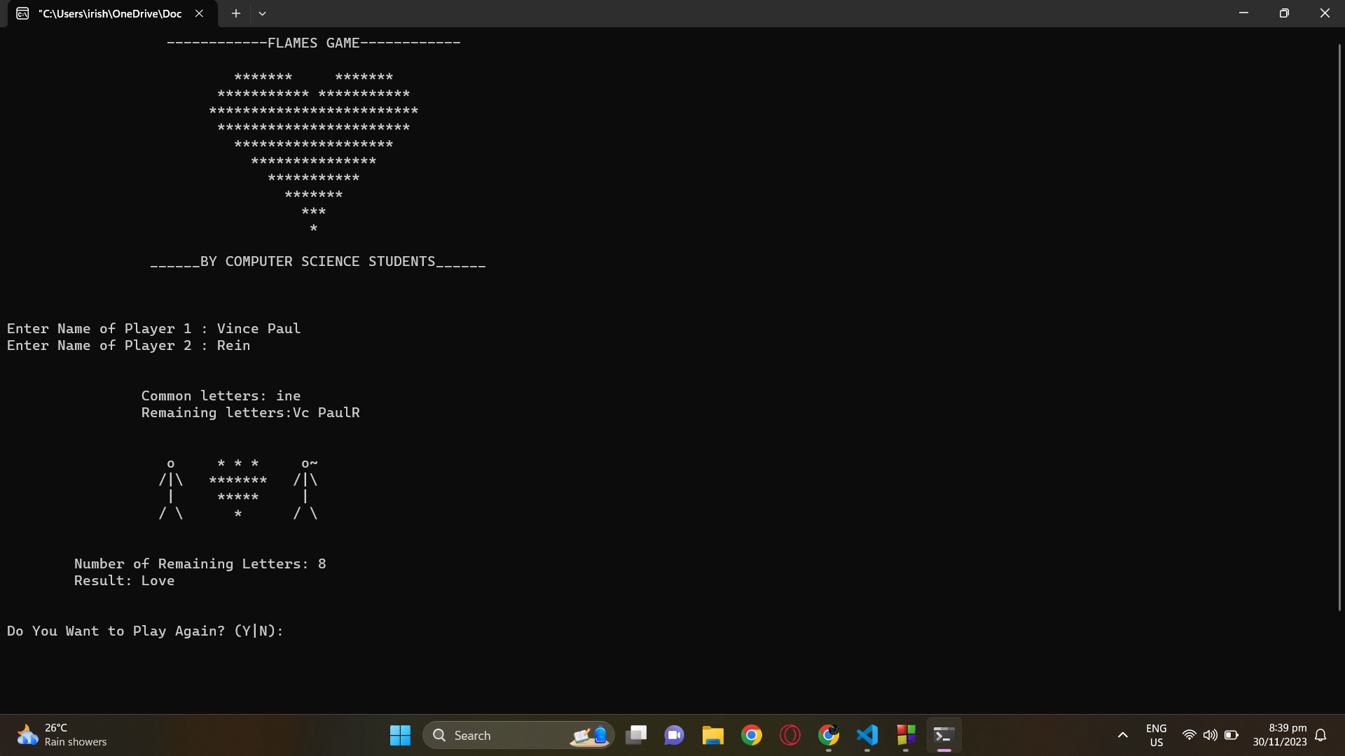 Vince Rein's Portfolio